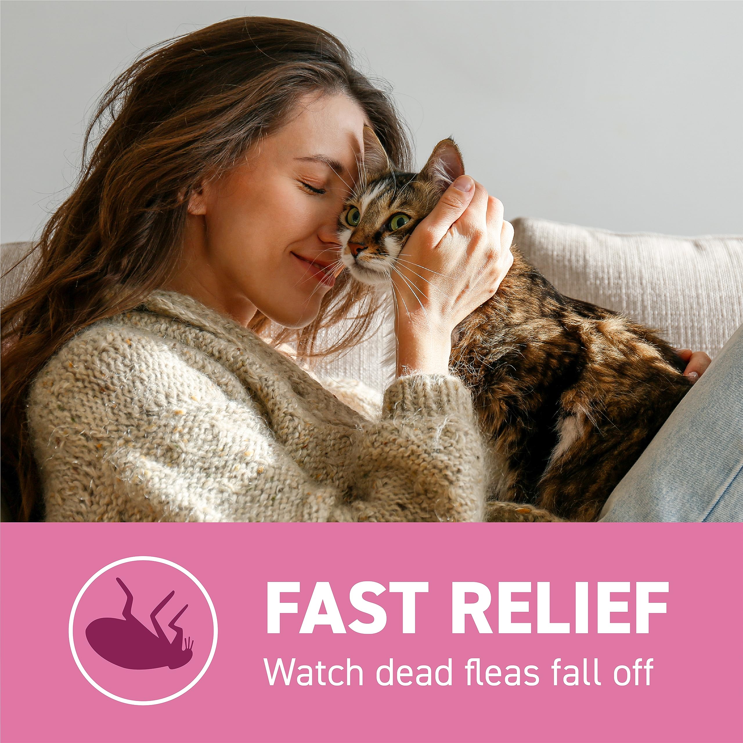 Capstar Oral Flea Treatment for Cats (2-25 lbs), Fast Acting, 6 Tablets