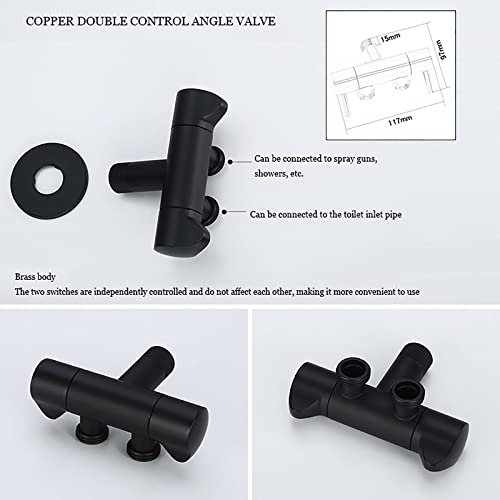 JIYTG Handheld Bidet Sprayer 2 Spray Modes Baby Cloth Diaper Sprayer Single Cold Toilet Sprayer Wall Mounted Brass Handheld Sprayer Kit with Angle Valve