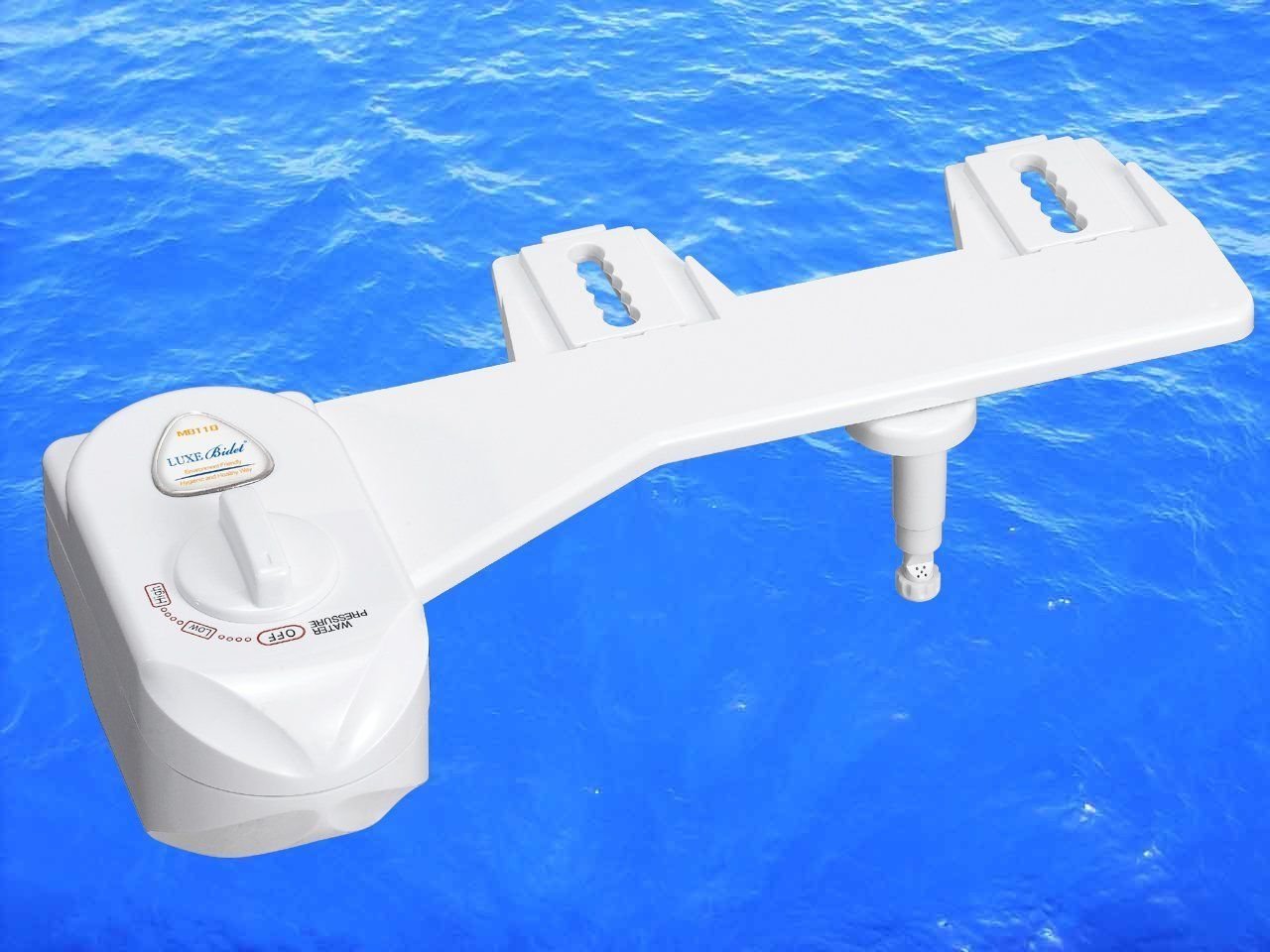 LIFTREN MB110Bidets Luxe MB110 Fresh Water Spray Non-Electric Mechanical Bidet Toilet Seat Attachment, Original Version