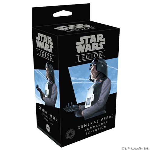 Star Wars: Legion General Veers COMMANDER EXPANSION - Lead Imperial Forces to Victory! Tabletop Miniatures Strategy Game, Ages 14+, 2 Players, 3 Hour Playtime, Made by Atomic Mass Games