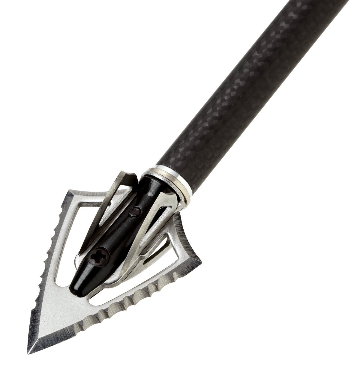 Carbon Express XT Dual Blade Serrated Crossbow Broadhead, 125 Grain Weight, 3-Pack