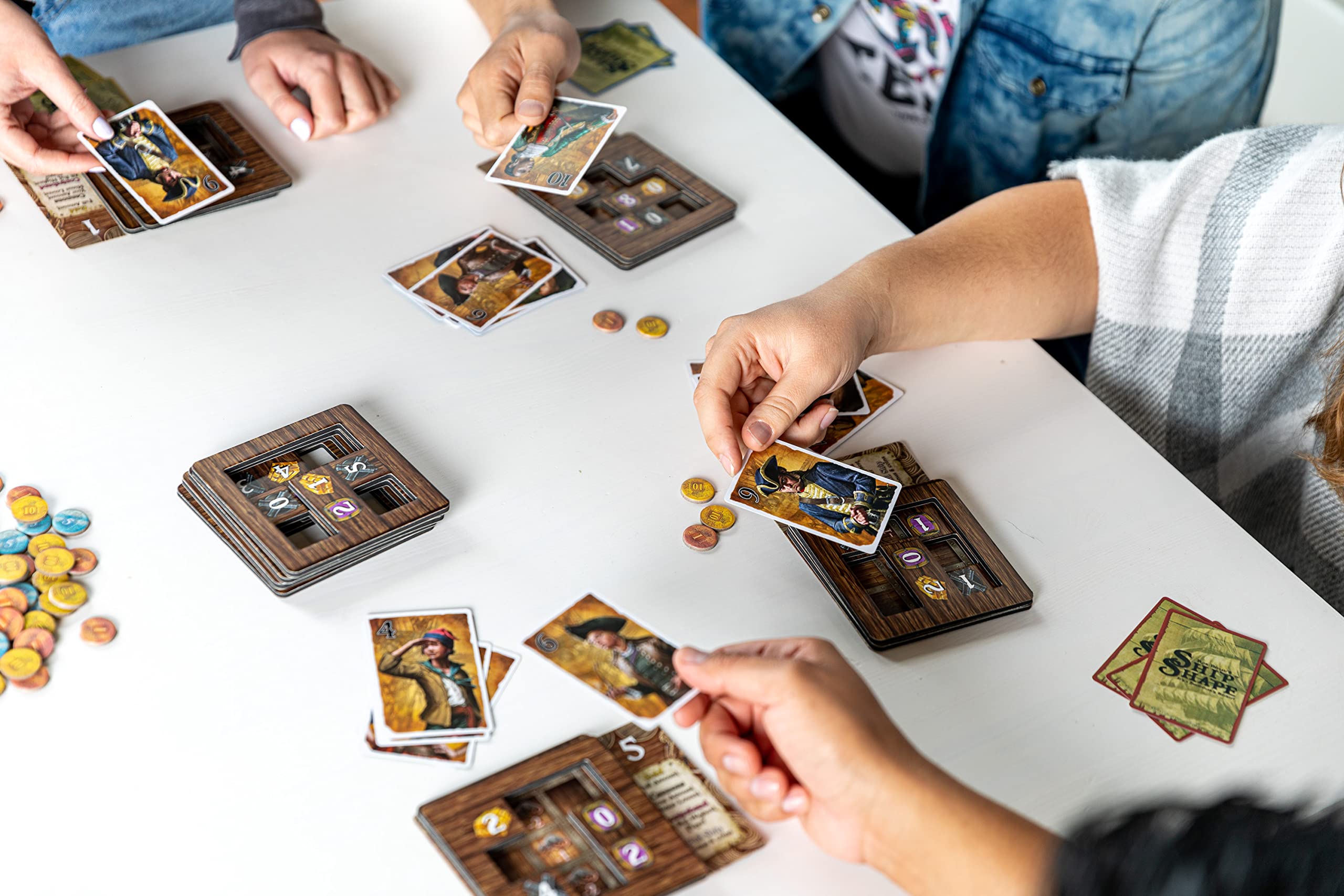 Strategy Board Games Bidding Game Calliope ShipShape Mixed Colors From the Makers of Tsuro and Roll For It Gift for Adults Family Kids