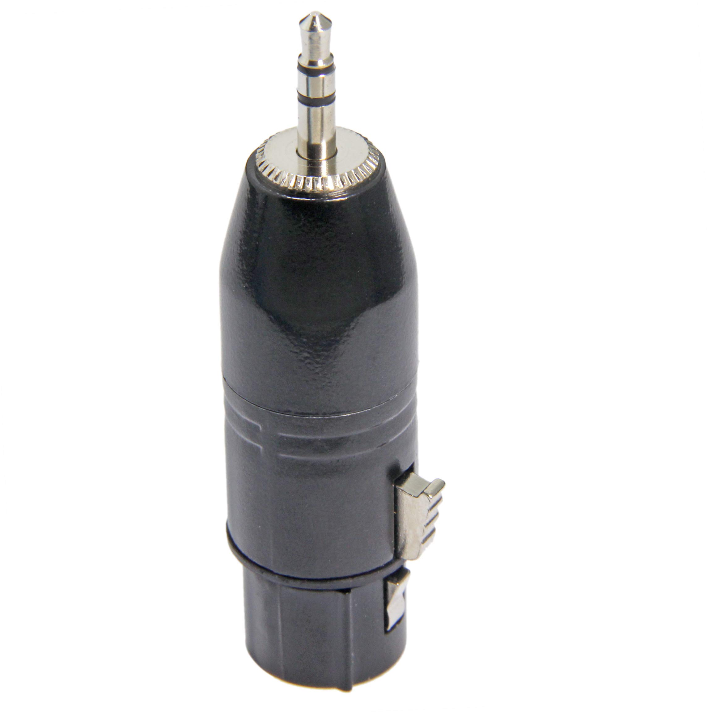 XLR to Mini Plug, Ancable Microphone Adapter for Camera, XLR Female to 3.5mm Stereo TRS, Audio Convertor