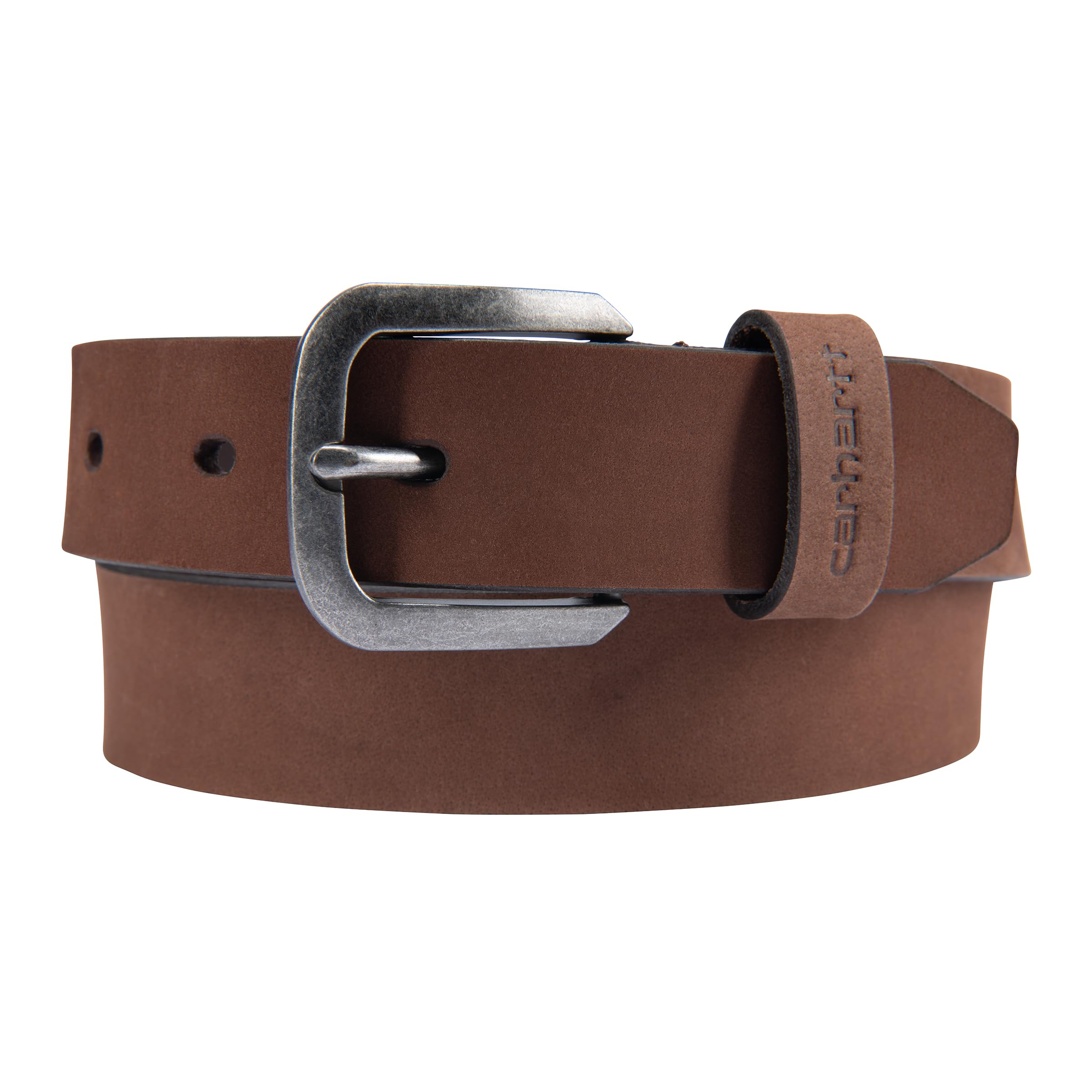 Carhartt Women's Casual Rugged, Available in Multiple Styles, Colors & Sizes, Saddle Leather Belt (Brown), Medium
