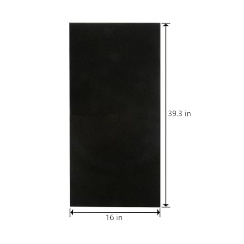 Cuttable Foam Pad Pre Filter, Can Cut to Fit Most Air Conditioner, Air Purifier, Kitchen Trash Cans, Pet Deodorizing Mat, 16.1x39.3x1/4inch(1Pack)