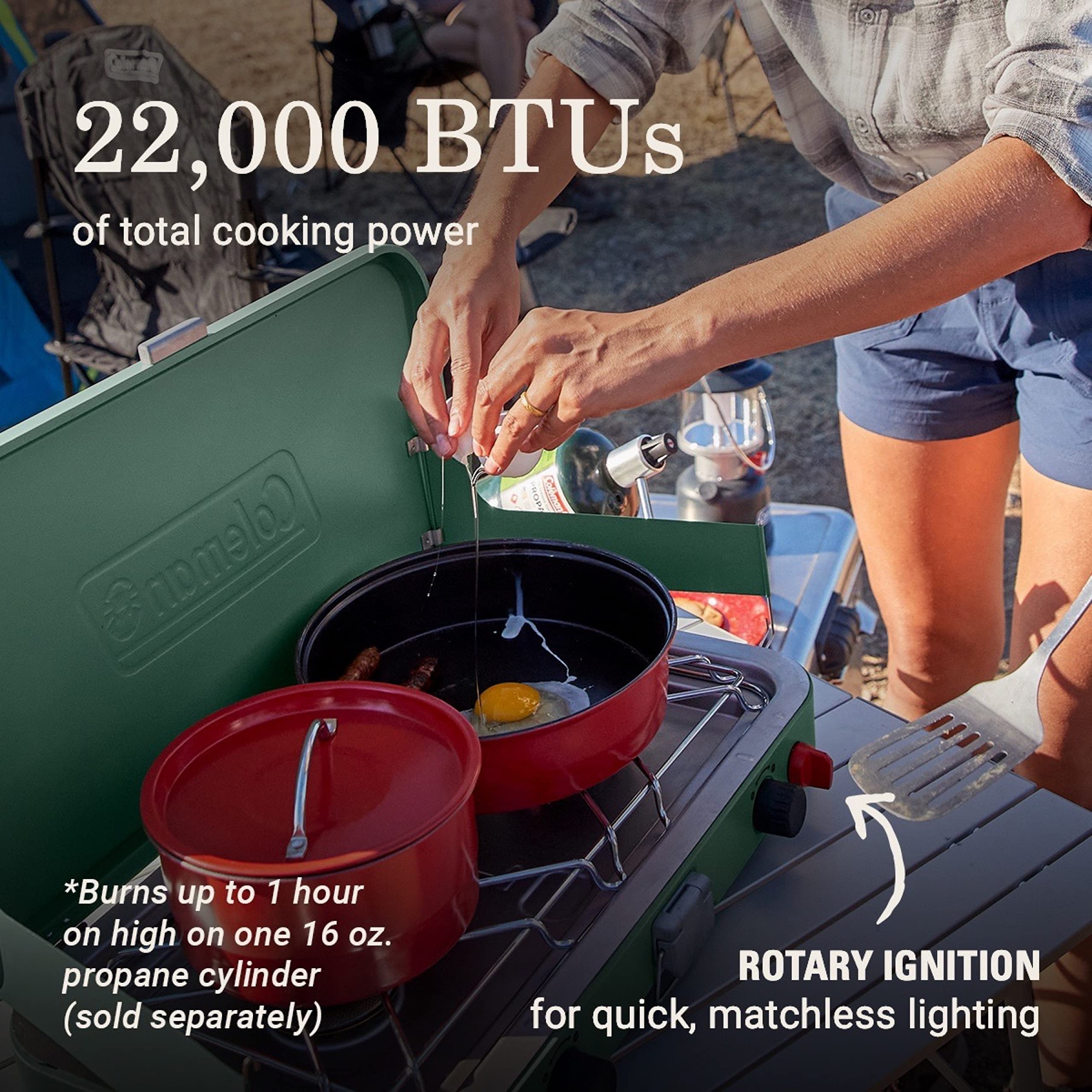 Coleman Cascade 222 Camping Stove—2 Burner Camping Stove