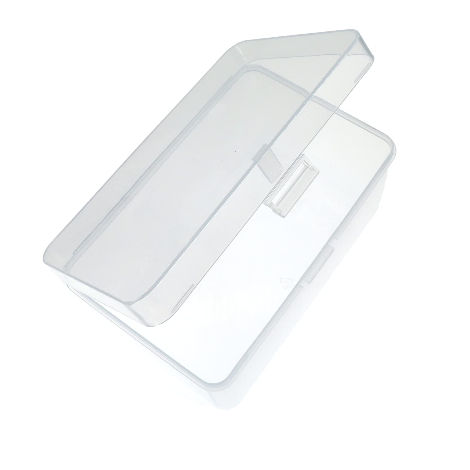 Cwdew 2PCS High Capactiy Playing Card Case Holder Plastic Trading Card Storage Box Card Deck Box Sports Baseball Game Card Storage, Each Box Holds Up to 470pcs Standard Size Cards