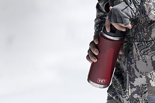 YETI Rambler 26 oz Bottle, Vacuum Insulated, Stainless Steel with TripleHaul Cap, Brick Red