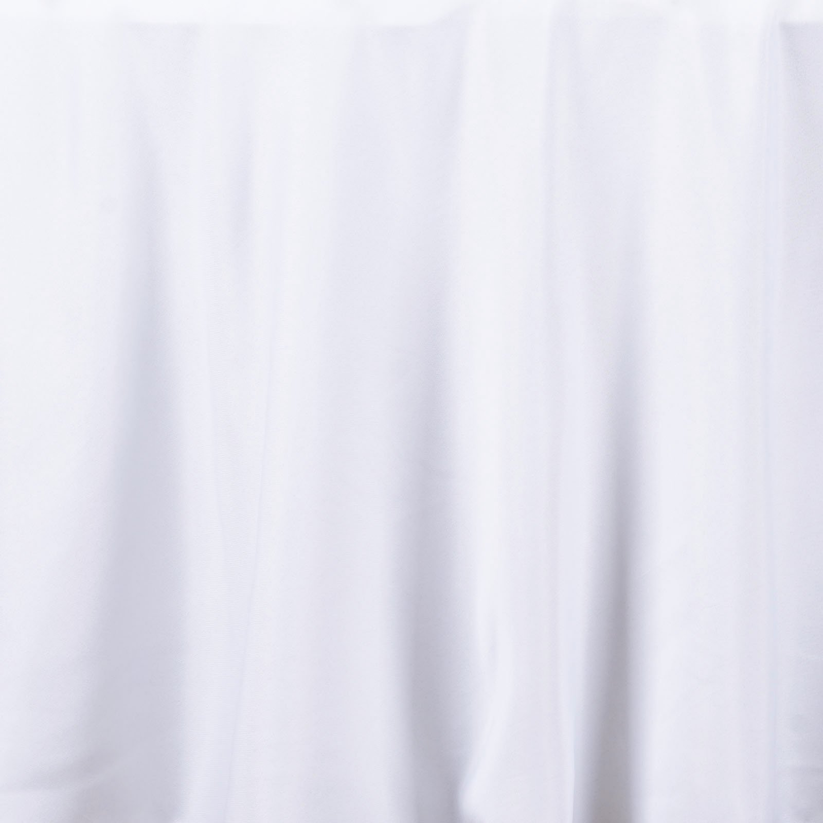 TABLECLOTHSFACTORY 90 Inch White Round Tablecloth - Linens Polyester Table Cloth, Stain and Wrinkle Resistant Washable Table Cover for Wedding, Party, Banquet, and Restaurant
