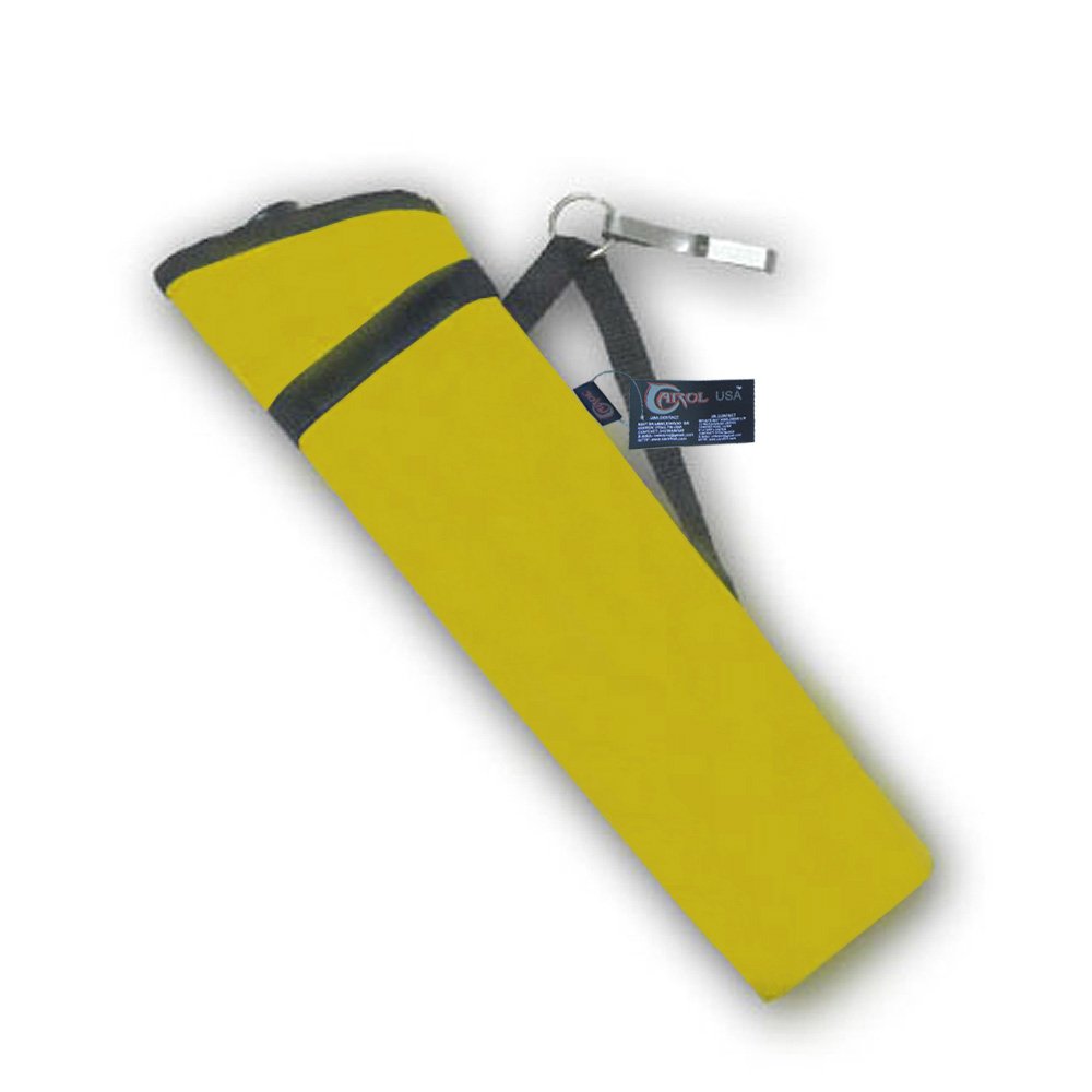 Carol Mohican Three Tubes Youth Archery Side/Hip Arrow Fabric Quiver FAQSA8419YELLOW