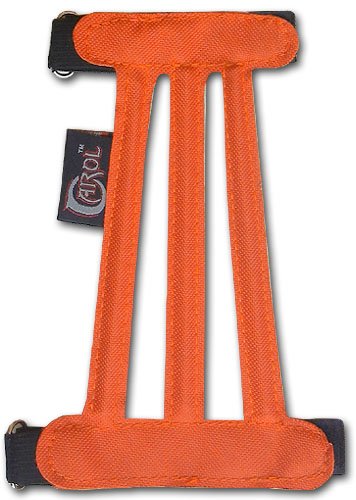 Carol Target Archery Fabric ARM Guard (18cm Long x 7cm Wide) FAG213ORANGE