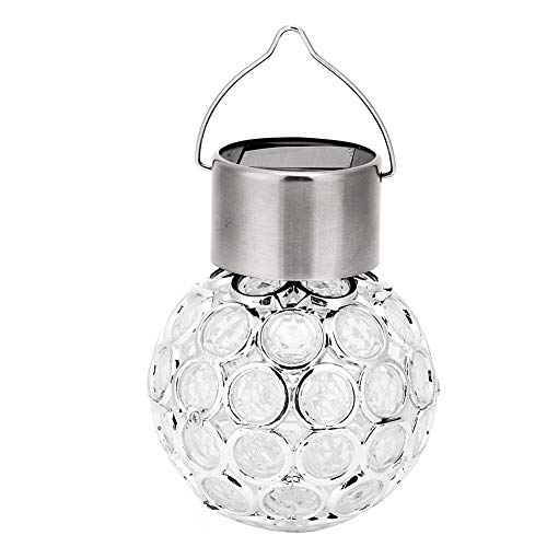Yosoo Colorful Outdoor Hanging Light,Waterproof LED Solar Light for Chritmas Wedding Party, Lawn Courtyard Lights Lamp Decor for Patio Backyard Garden Home Decoration (Battery Included)