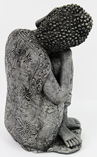Thai Buddha Statue Home and Garden Yoga Decor Concrete Statuary Asian Collection