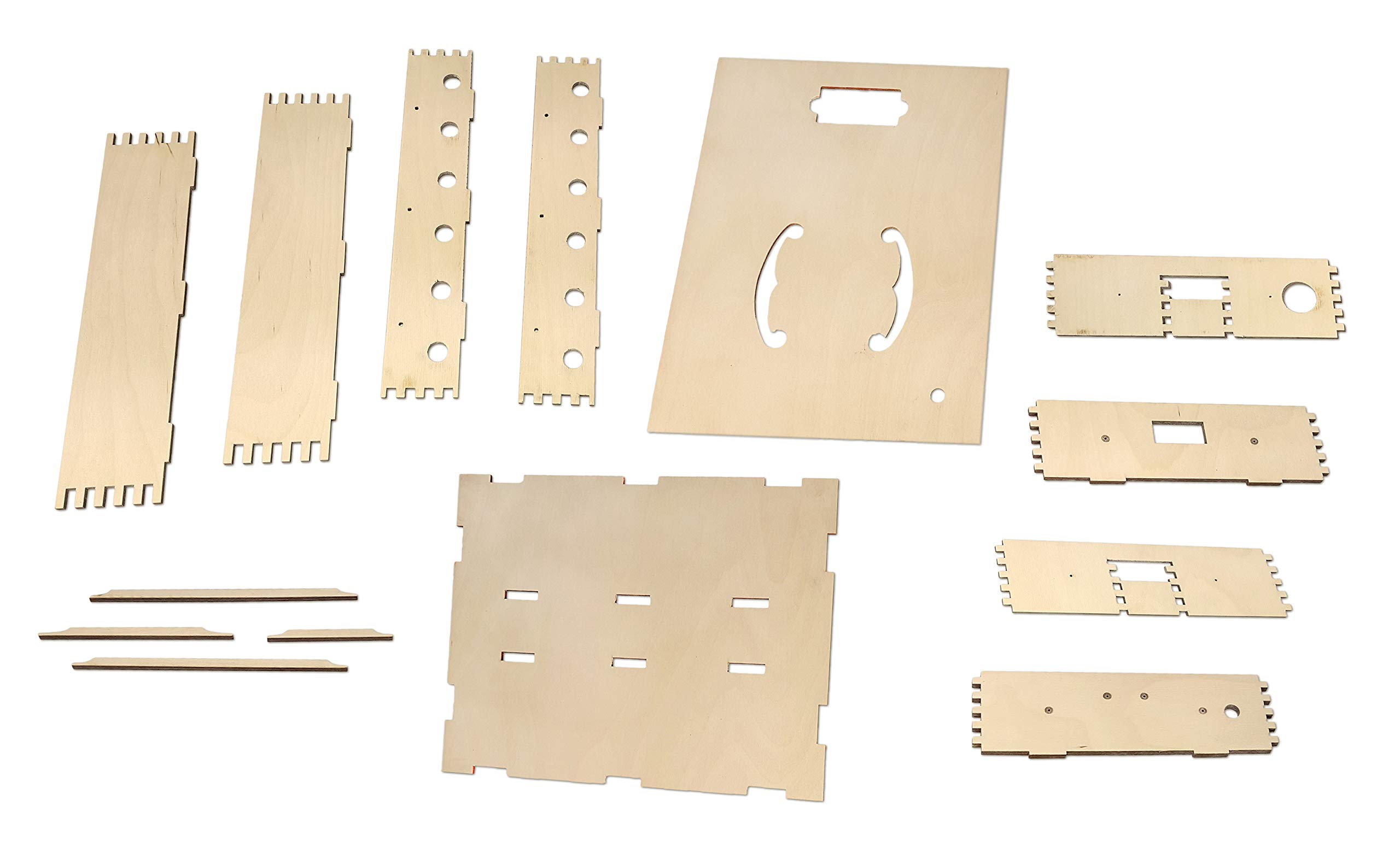 The "G-Bass" 2-string DIY Electric Bass Guitar Kit - Fretless Style
