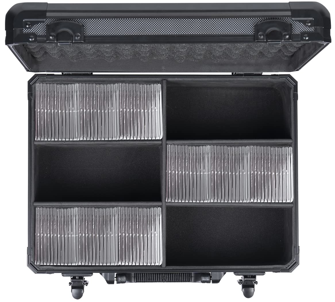 D DACCKIT Graded Card Storage Box - 160+ Graded Cards Case Compatible with PSA BGS CSG FGS Graded Sports Cards