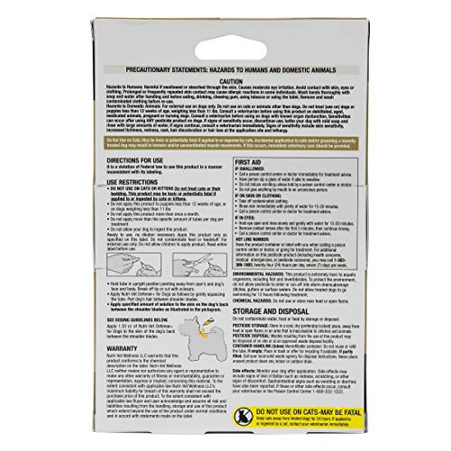 Nutri-Vet Defense Plus Flea & Tick Control for Small Dogs