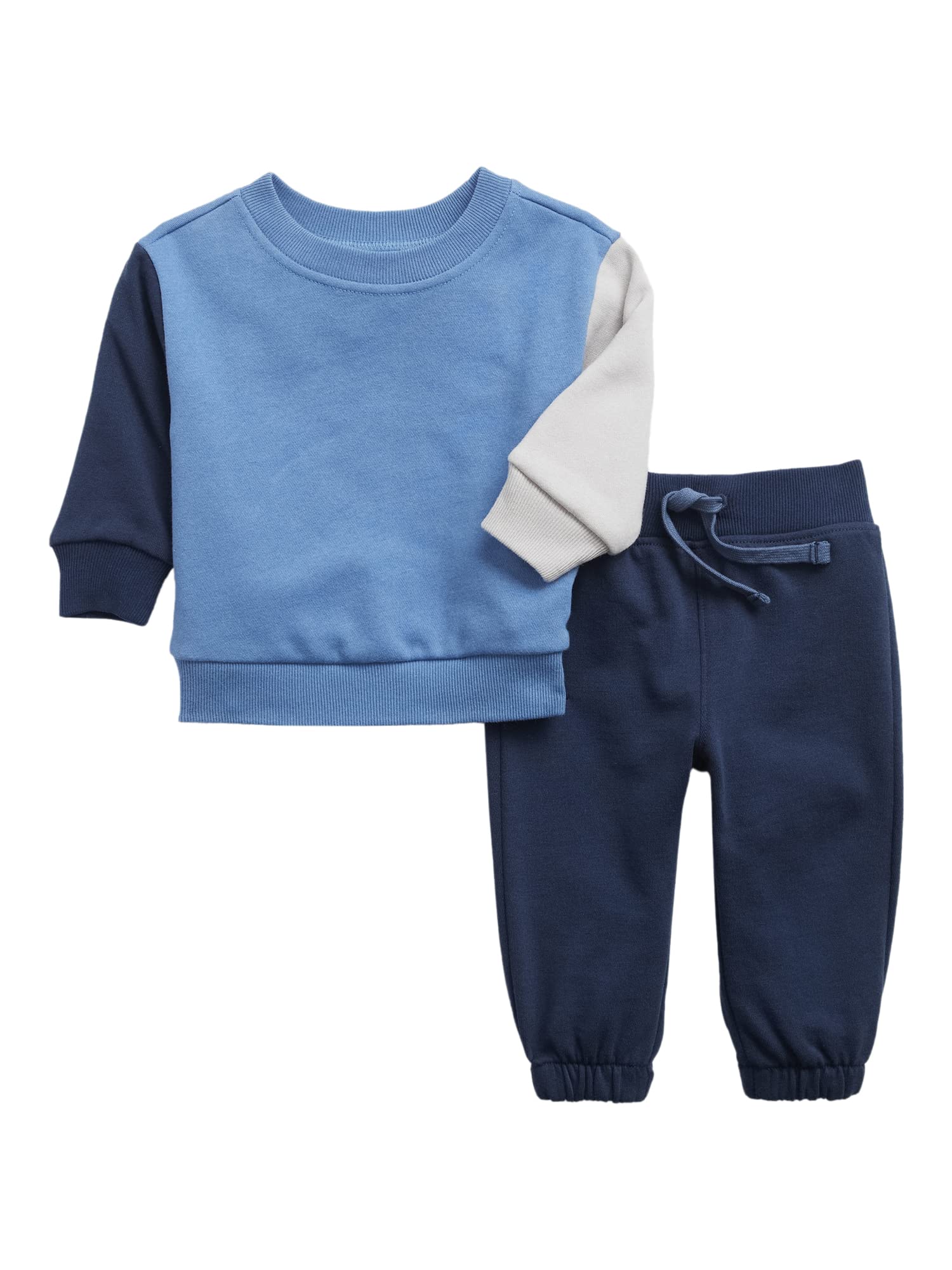 GAP Unisex Baby Colorblock Fleece Outfit Set JASPER BLUE 18-24M