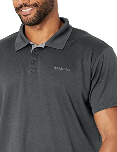 Columbia Men's Utilizer Polo, shark heather, Small