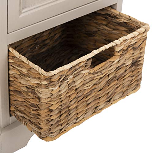 SAFAVIEH American Homes Collection Raven Vintage Grey Tall Storage Unit