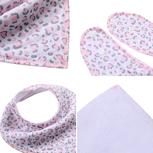 Gelisite 7 Pack Absorbent Soft Baby Bibs for Drooling Teething