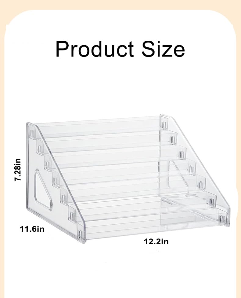 Generic Acrylic Greeting Card Display Rack, Greeting Card Holder Stand Clear Plastic Multiple Cards Display Stand Rack for Display Photo Stand for Counter Tabletop Display Supplies