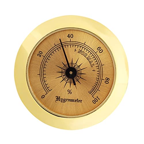 LNYHLXS Mini Household Guitar Case Cigar Hygrometer High Precision Meter Tobacco Humidor