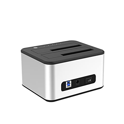 GRETD Aluminum Dock Station 2.5" Case Hard Disk Enclosure Case Usb3.0 Case 3.5 External HDD Docking Station for 6tb