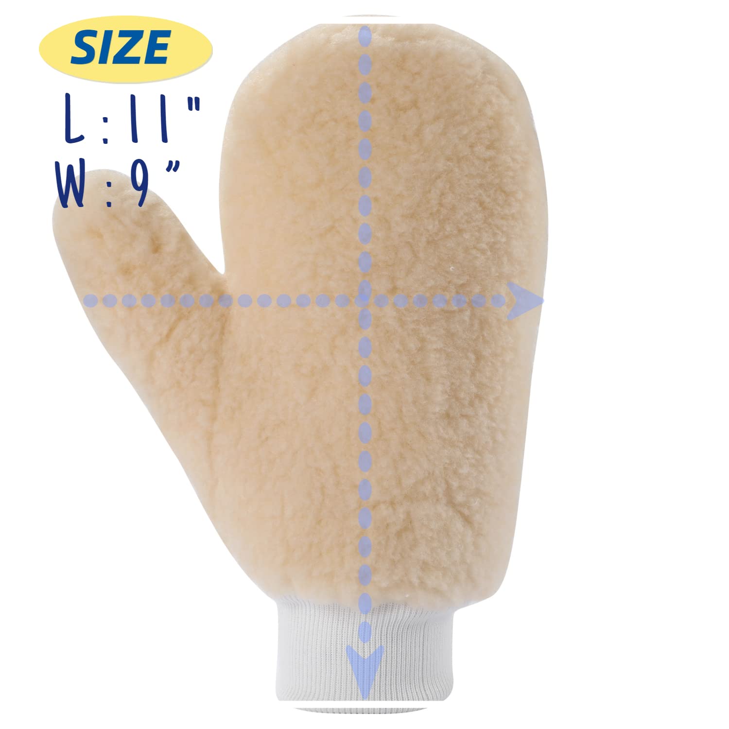 Painters Mitt with Thumb, Painting with Hand Mitts, Paint Mitt, Cleaning, and Dusting Mitt, Painters & Decorators Glove(2-Pack)