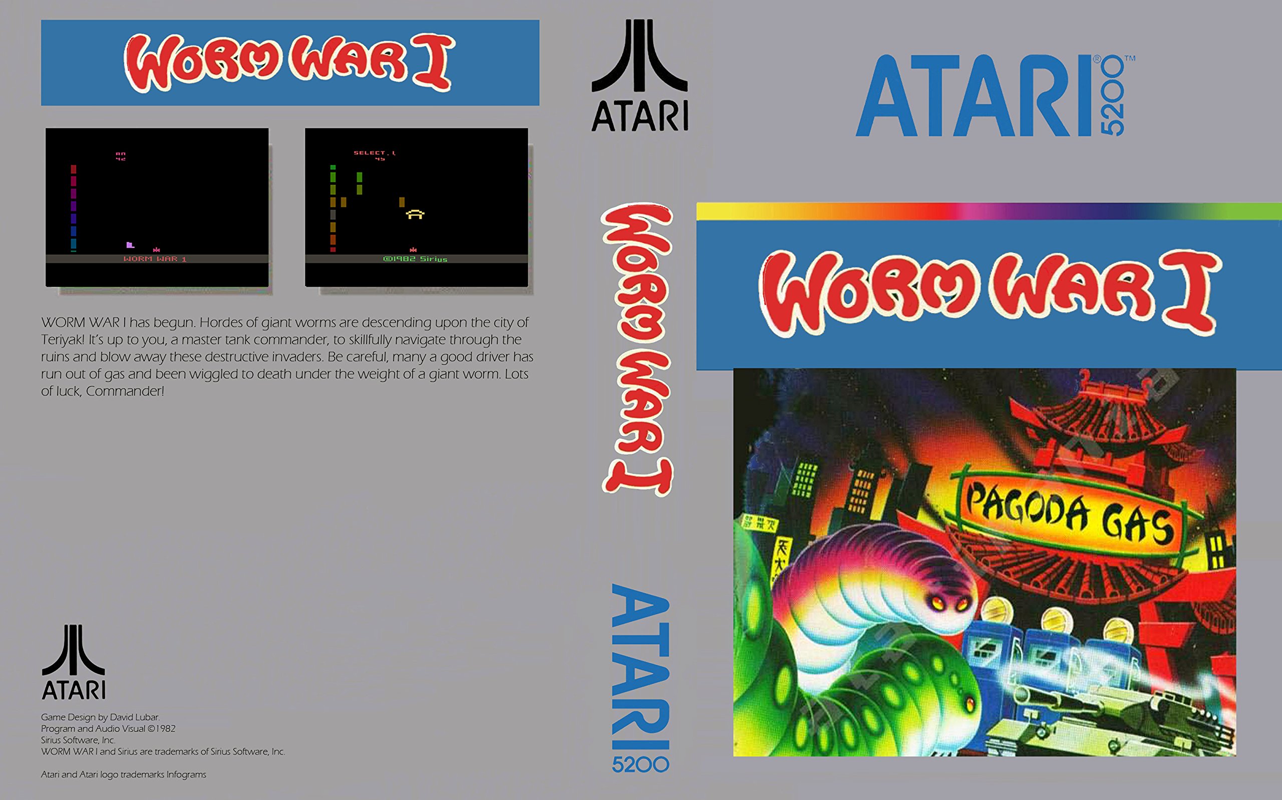 WORM WAR I, ATARI 5200