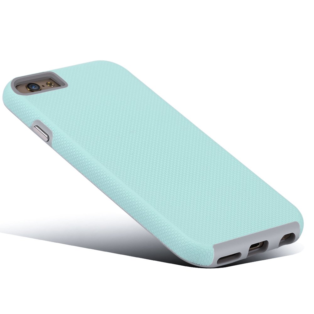 CellEver Compatible with iPhone 6 / 6s Case, Dual Guard Protective Shock-Absorbing Scratch-Resistant Rugged Drop Protection Cover Designed for iPhone 6 / 6S (Navy Blue)