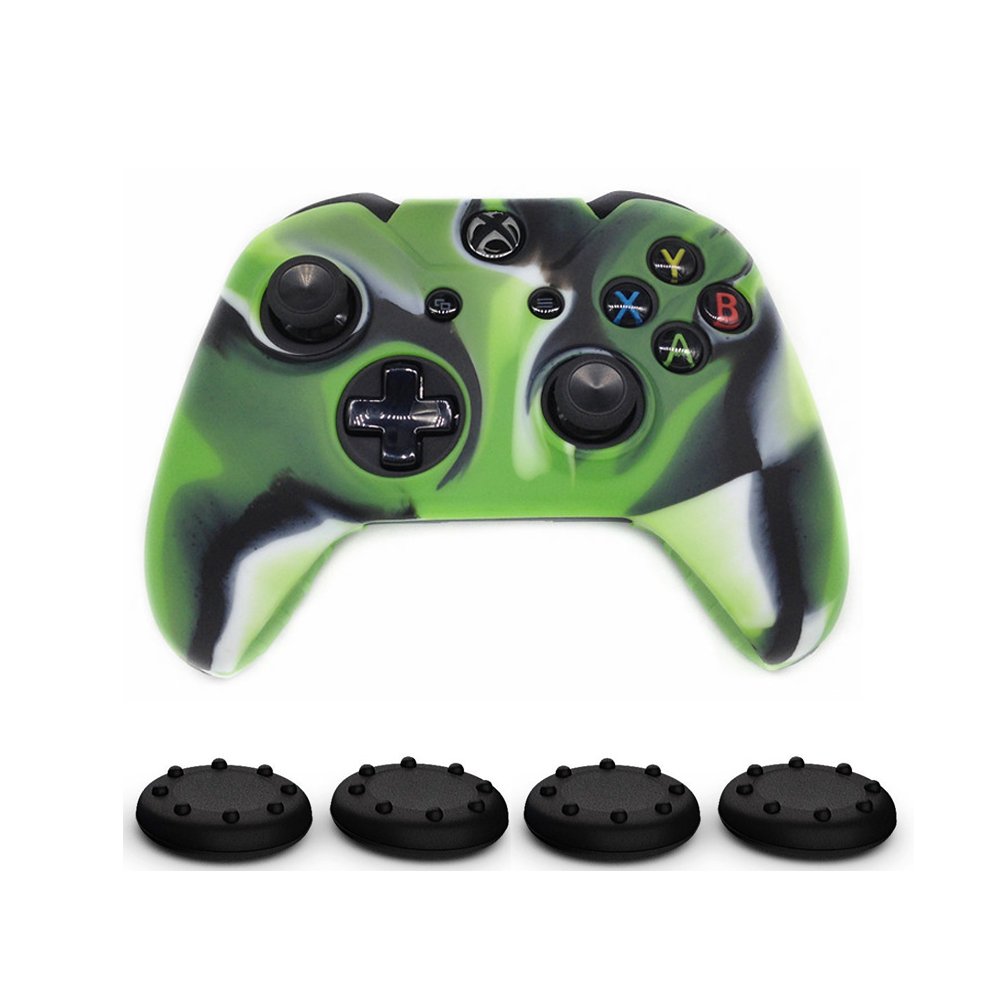 Controller Protective Case for Xbox One, CALLANY 3 Pack Soft Anti-Slip Silicone Controller Cover Skins with Thumb Grips Set