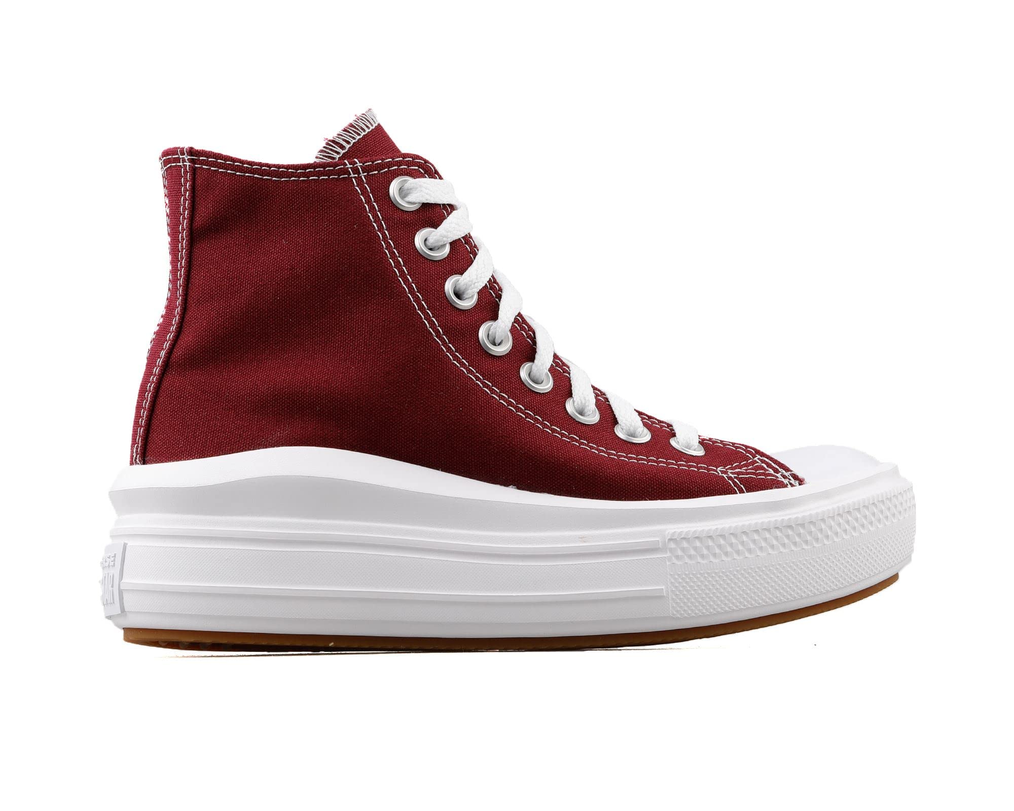 Converse Unisex Chuck Taylor All Star Street Move High Top Sneaker - Dark Beetroot White 8