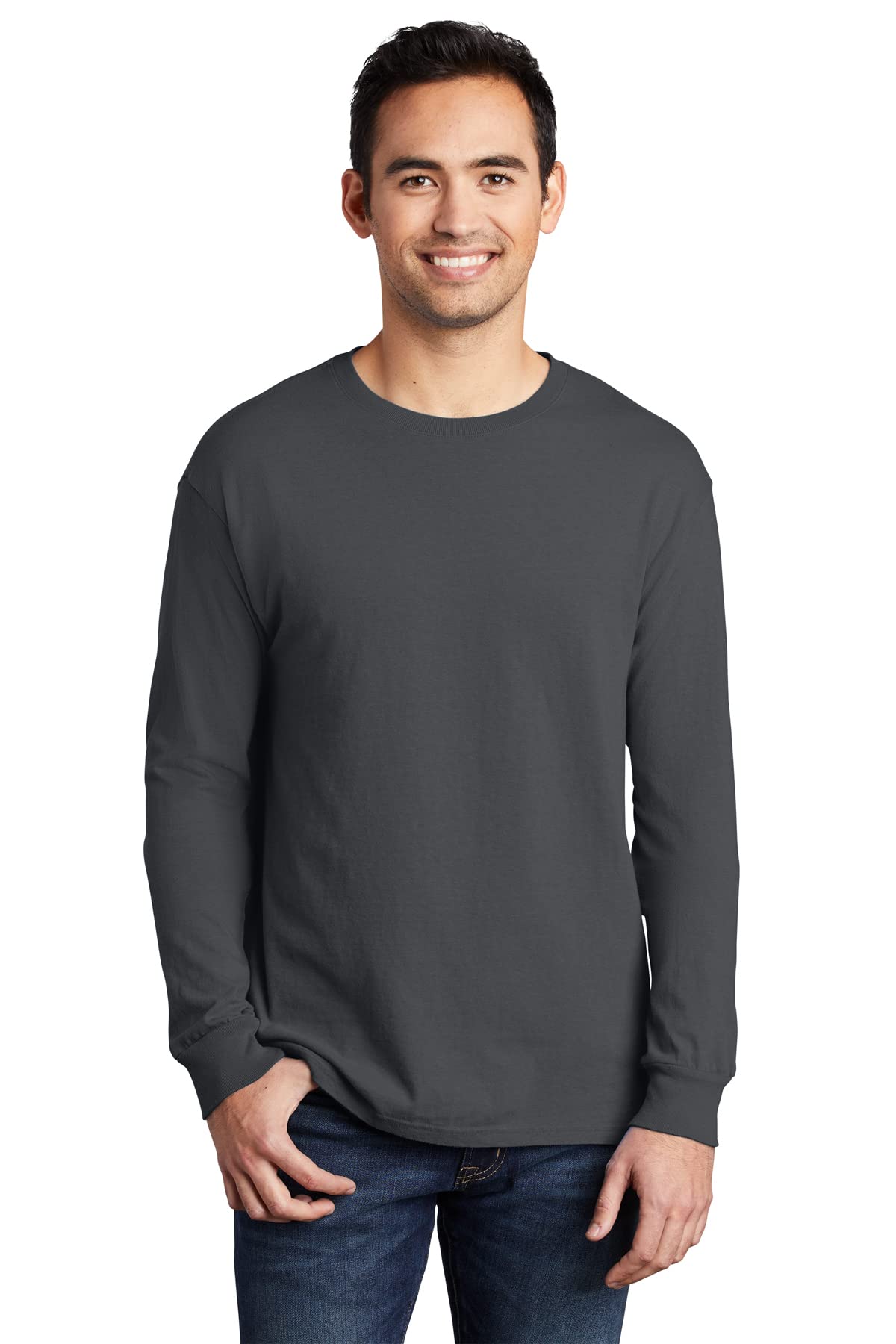 Delta Tau Delta Long Sleeve Vintage Tee (Unisex XXL, Coal)