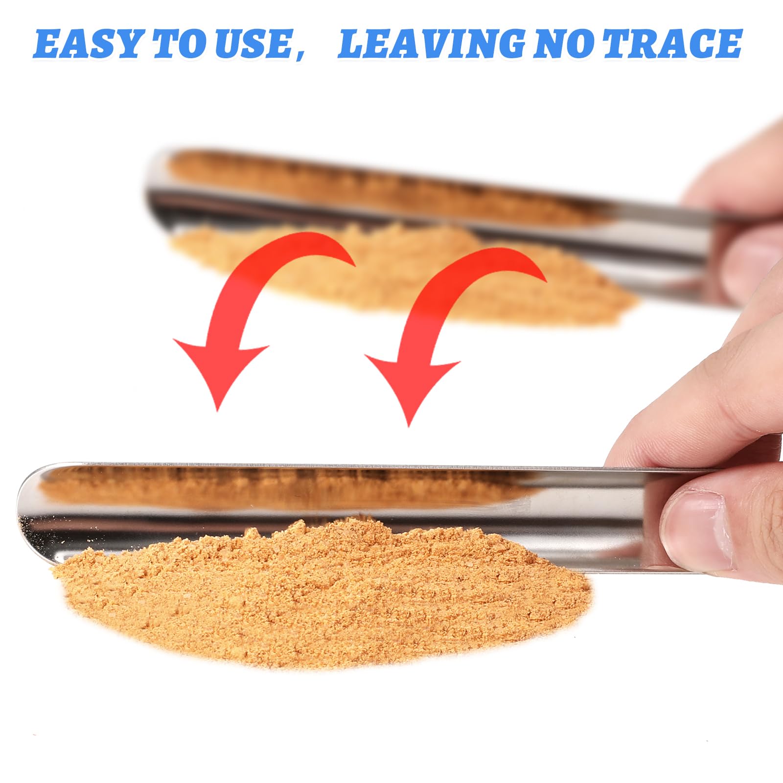 Table Crumbers for Servers Table Crumb Sweeper with Pocket Clip Stainless Steel Cost-Effective Cleaner for Quick Cleanup for Tablecloth in Restaurants Homes Waitresses Tool Accessories