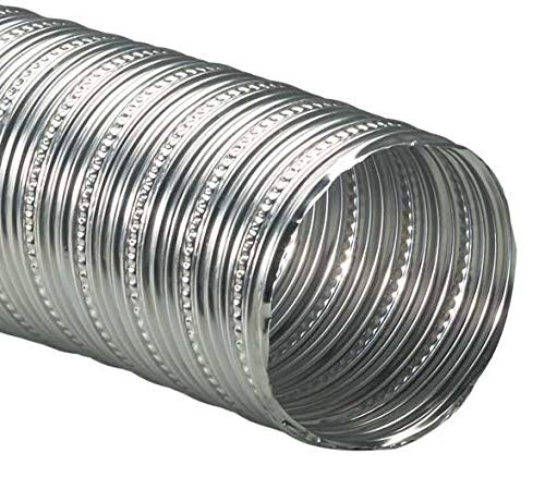 Simpson Dura Vent 2" X 10' Outside Air Kit Aluminum Flex Pipe Kit for Pellet Stove Fresh Air Intake