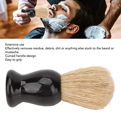 Hair Salon Neck Duster Brush, Barber Hair, Soft Combs and Mustache Painting Neck Duster Tool Synthetic Foaming Shave Easy Styling Broken Foam