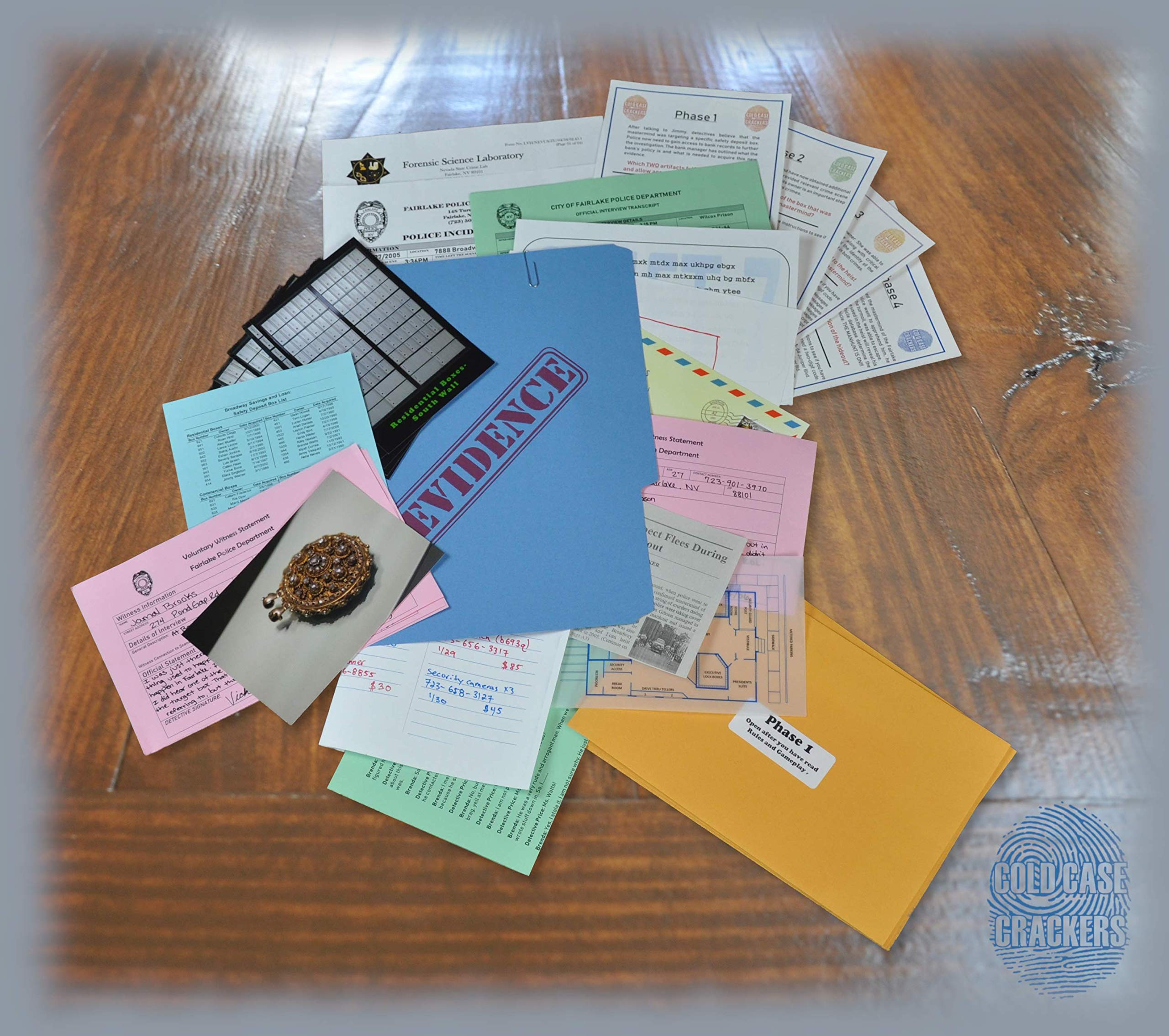 Cold Case Crackers | Murder Mystery Game | Fairlake Bank Heist Case | Can You Crack The Case?