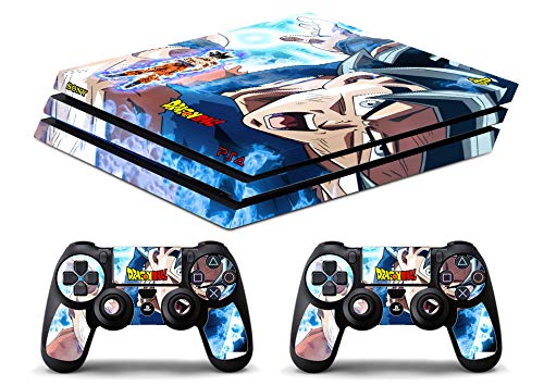 Skin Ps4 PRO - Dragonball Goku Ultra Instinct - Limited Edition Decal Cover ADESIVA Playstation 4 Slim Sony Bundle