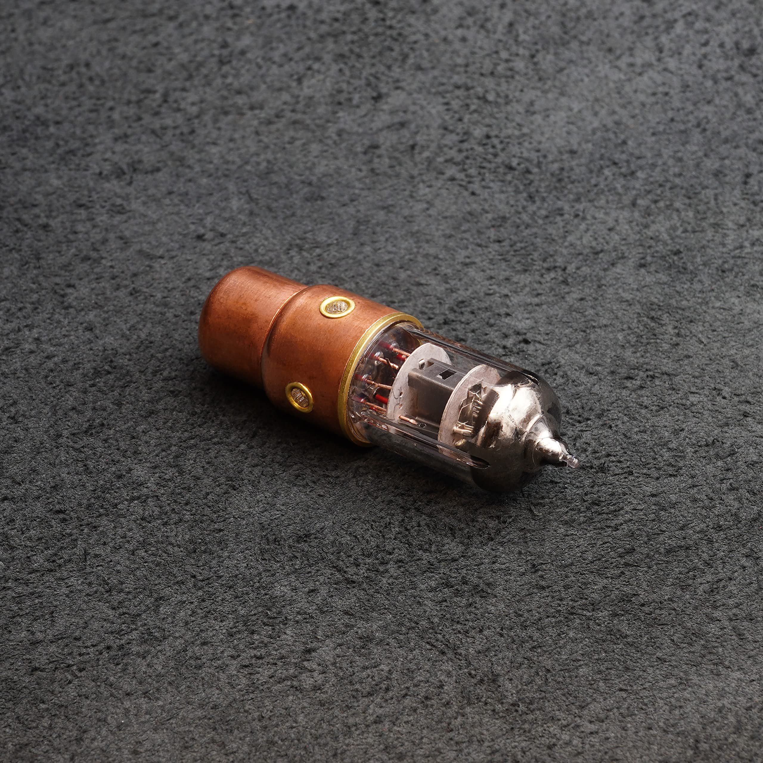Handmade Crafstor Porthole USB 3.1 Flash Drive 128Gb Orange Pentode Radio Tube Steampunk Accessory Industrial Style Authentic Copper Retro Key Stick Storage