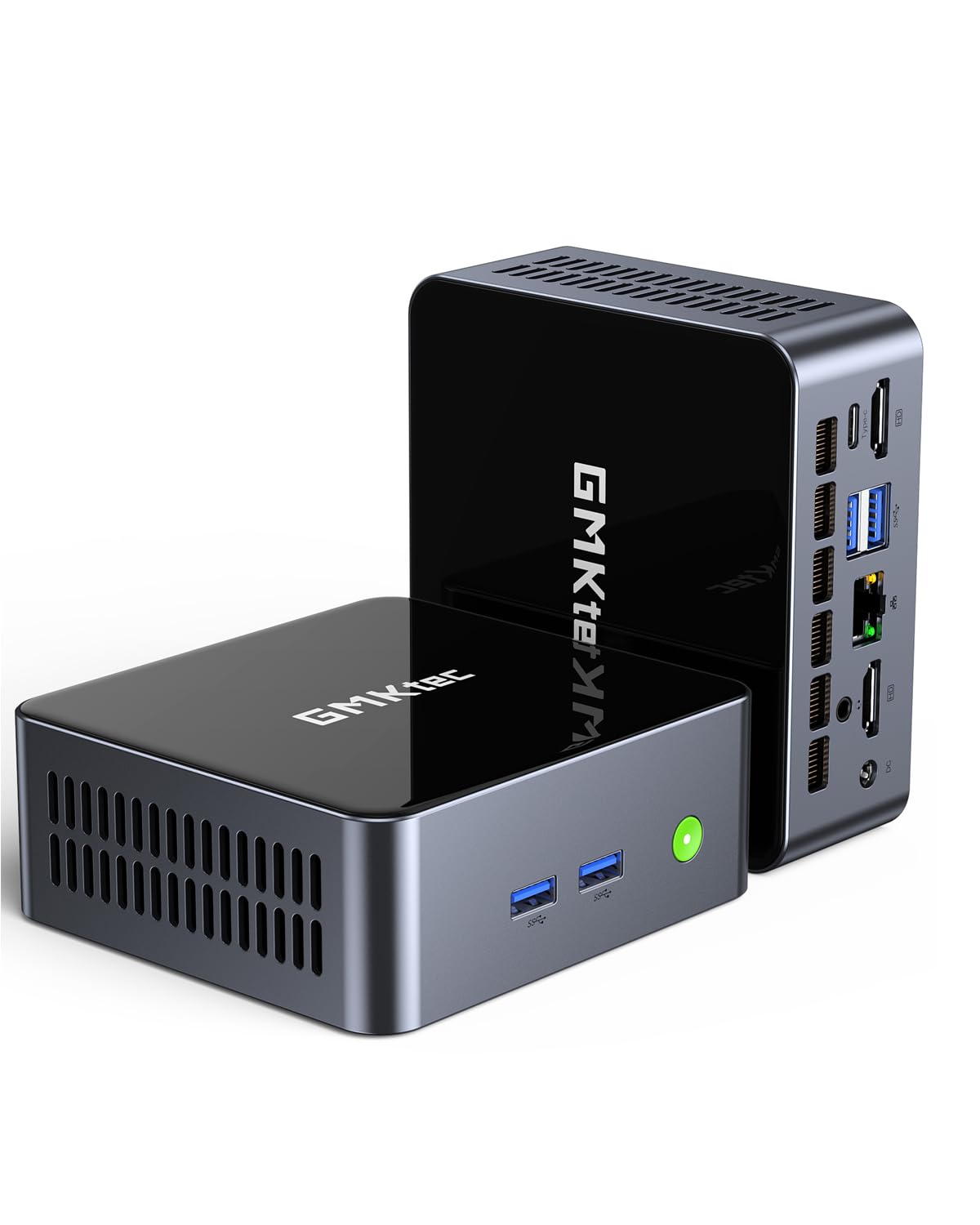 GMKtec Mini PC Windows 11 Pro Intel Core i7-11390H (Turbo 5.0 GHz) 16GB(8GB*2) DDR4 1TB SSD Desktop Mini Computers WiFi 6, BT 5.2, DP, HDMI, RJ45 2.5G, USB3.2
