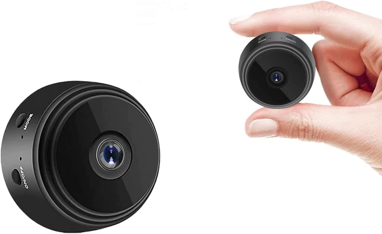 collee Mini Wireless WiFi Hidden Camera HD 1080P Home Security Cameras with Video Live Feed Covert Baby Nanny Cam with Cell Phone App Tiny Smart Cameras with Night Vision and Motion Detection