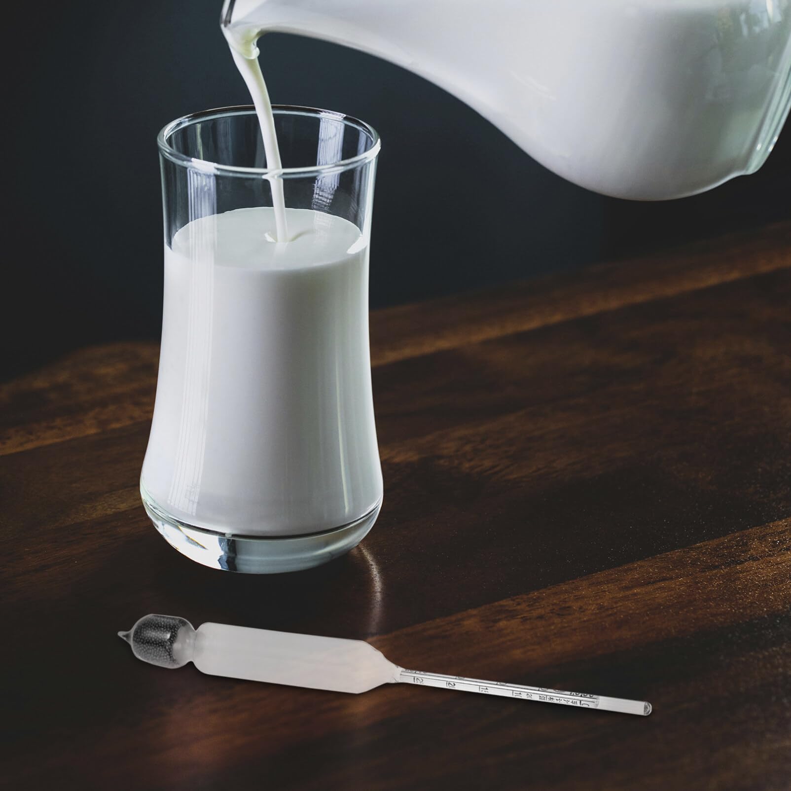 MAGICLULU Lactometer Hydrometer Milk Density Tool Buttermilks Maple Syrup Hydrometer Test Measurement Tool for Goat Milk Supplies
