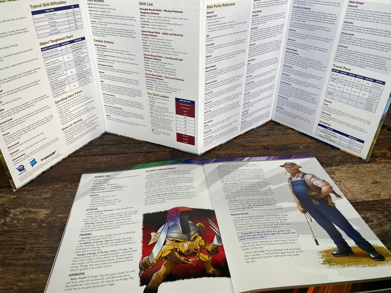 Renegade Game Studios Power Rangers Roleplaying Game A Glutton for Punishment Adventure & Game Master Screen