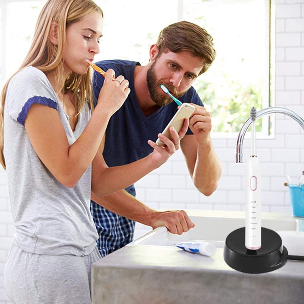 Herfair Oral B Toothbrush Charger Replacement Electric Toothbrush Charging Base Inductive Power Supply Compatible with Model 3757 S/O/OC Series (Black)