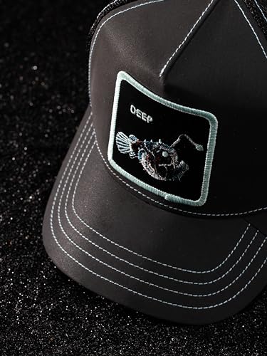 Goorin Bros. The Farm Deep Sea Collection Unisex Trucker Hat, Black (Go Way Down), One Size