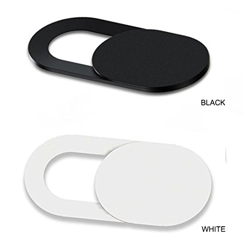 Hidyliu Webcam Cover Camera Webcam Cover Mobile Phone Camera Protective Webcam Cover Plastic Anti-Hacking Protective Cover (Black)