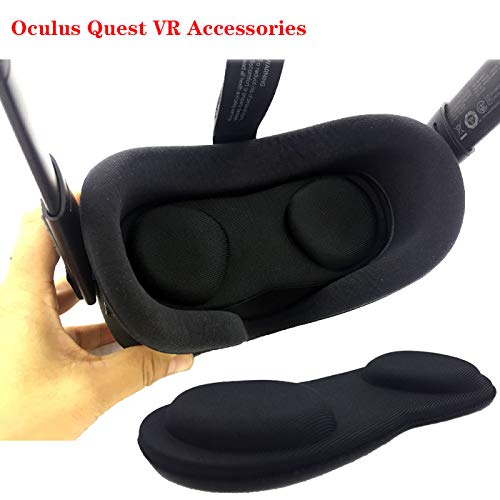Cover Dust Replacement for Ocu-lus Quest 1/2 Accessories, 1 Pack Universal VR Lens Protective Pad Face Cover Dust Proof, Washable Protective Sleeve Virtual Reality Accessories eye mask VR Headset