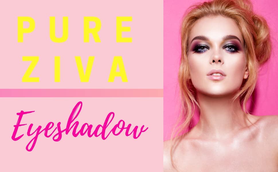 Pure Ziva Rich Dusty Rose Pink Matte Red Mauve Pressed Powder Single Vegan Eyeshadow; Talc, Paraben & Cruelty Free