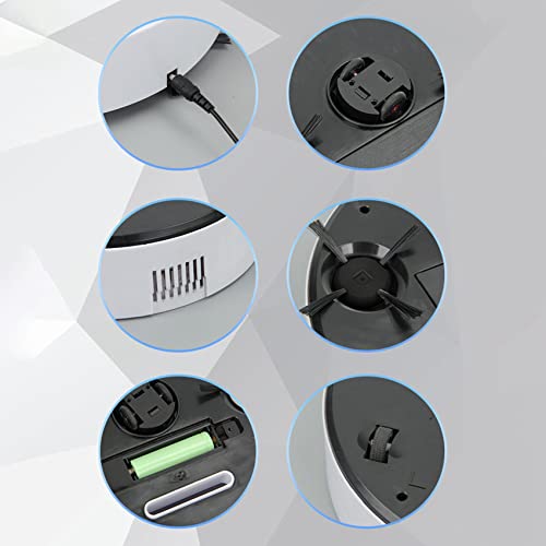 Honza Smart Robot Vacuum Cleaner 2-in-1 Robotic Vacuum and Mop Combo Super-Thin Quiet for Pet Hair Hard Floor Low Pile Carpet