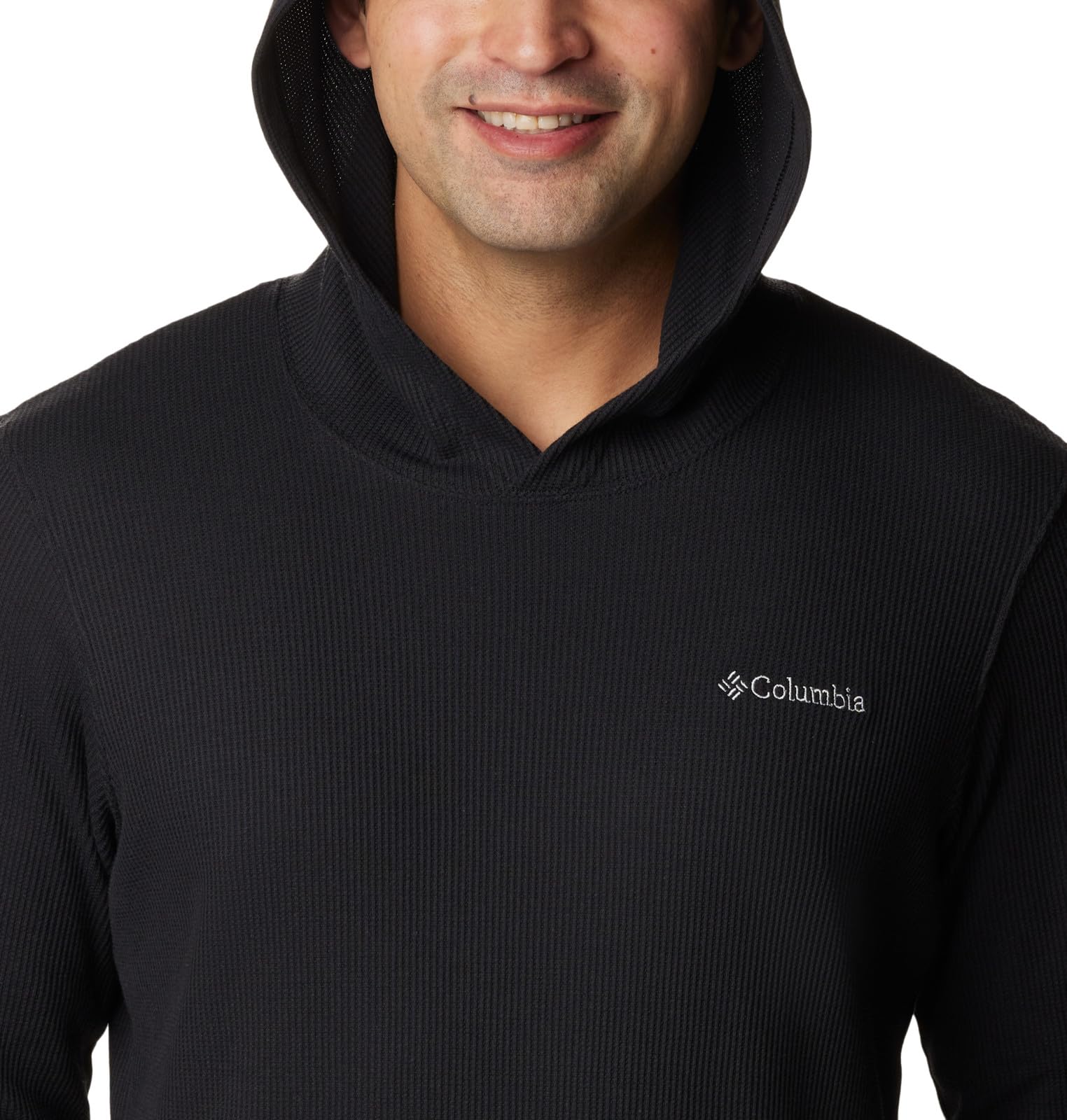 Columbia Men's Pitchstone Knit Hoodie, Black, X-Large